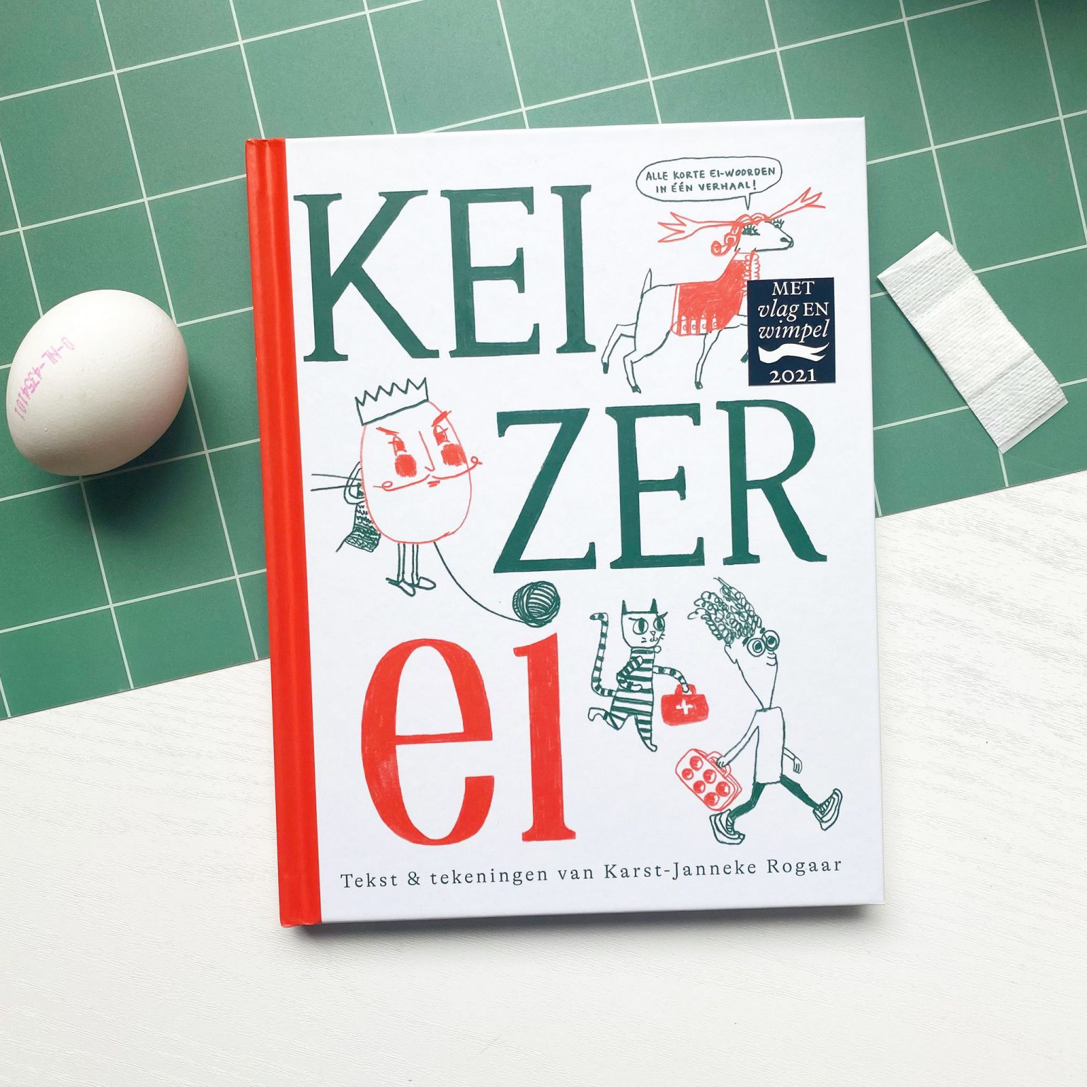 Keizer ei, alle korte ei-woorden in één spannend verhaal