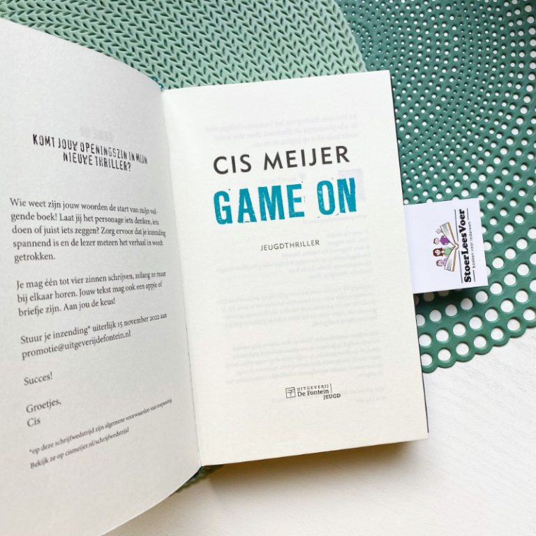 Game on - Cis Meijer | Jegdthriller | StoerLeesVoer