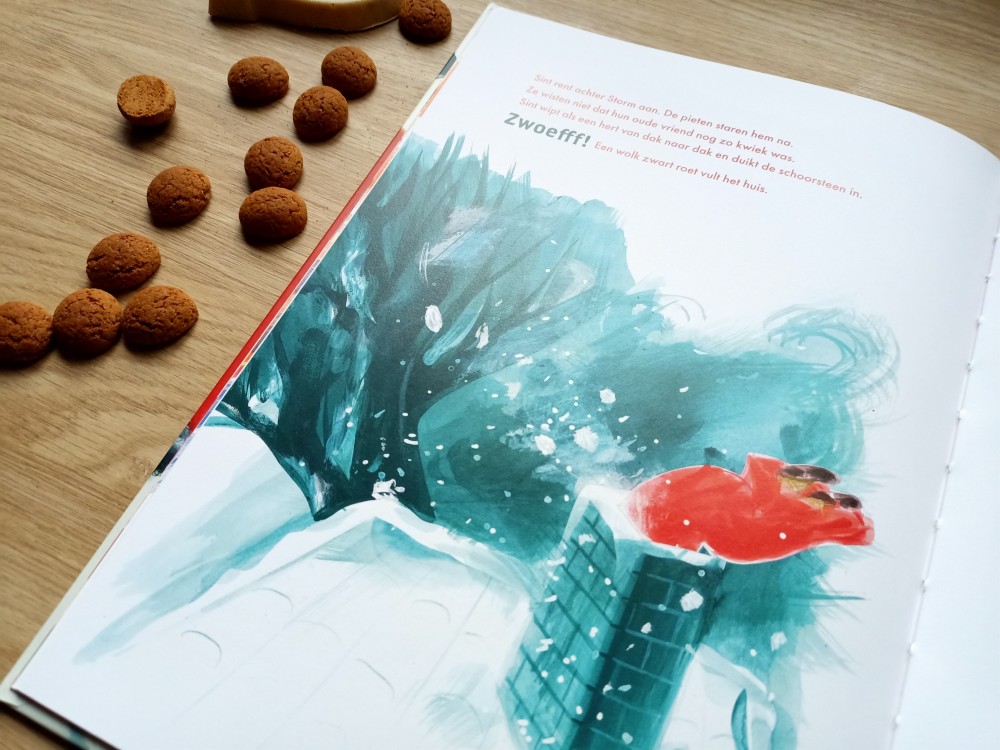 Sint redt een kind - Greet Bosschaert | Prenten | StoerLeesVoer