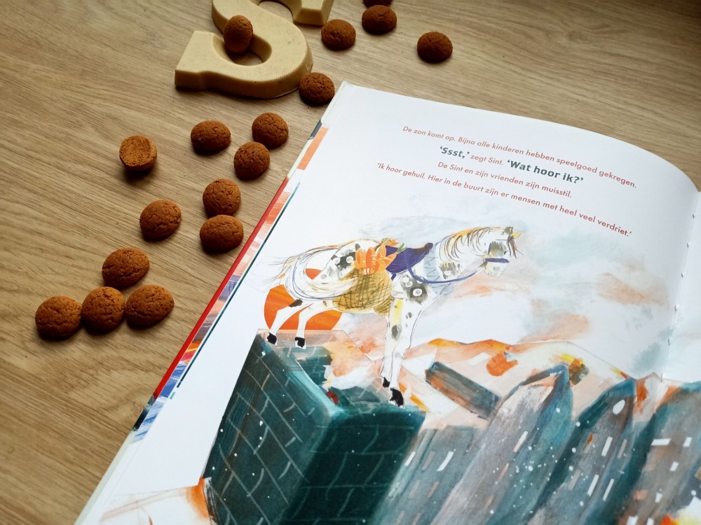 Sint redt een kind - Greet Bosschaert | Prenten | StoerLeesVoer