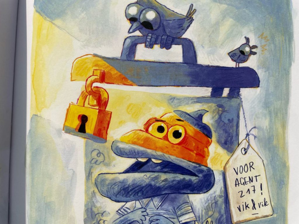 Vik & Vik een vieze dag - Boonen | Humor prenten | StoerLeesVoer