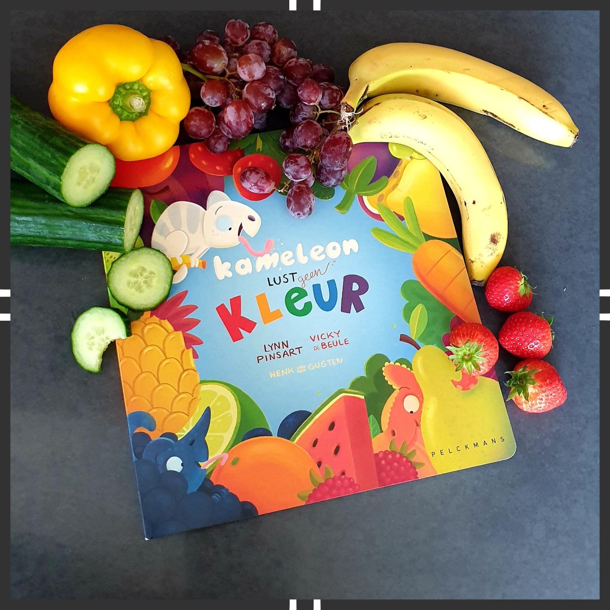 Kameleon lust (geen) kleur - Pinsart | Flapjes eten | StoerLeesVoer