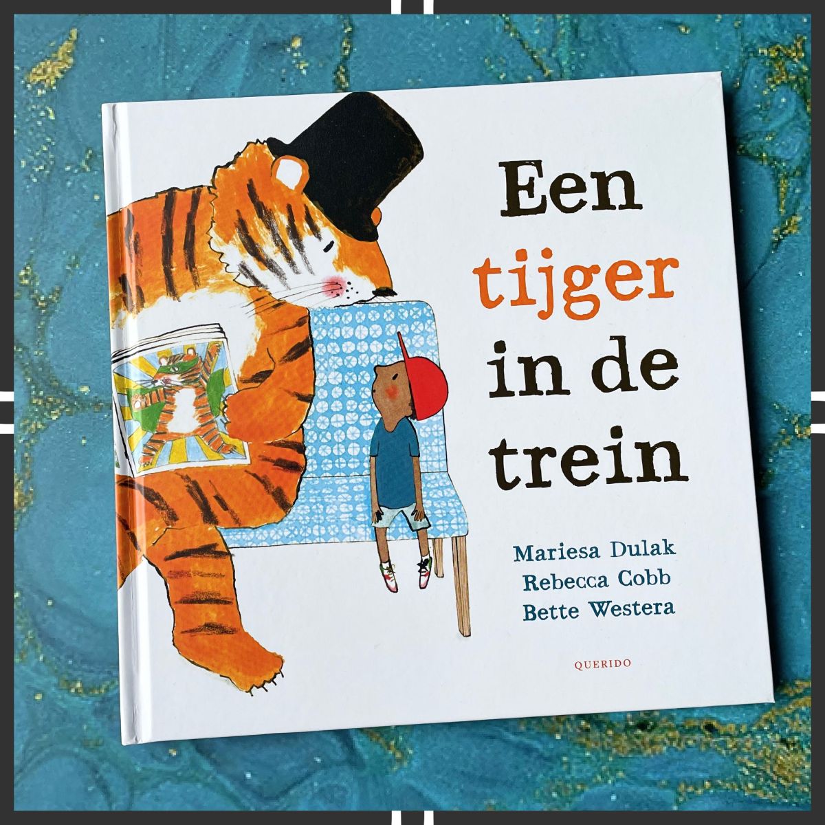 Een tijger in de trein - Dulak | Prentenboek op rijm | StoerLeesVoer
