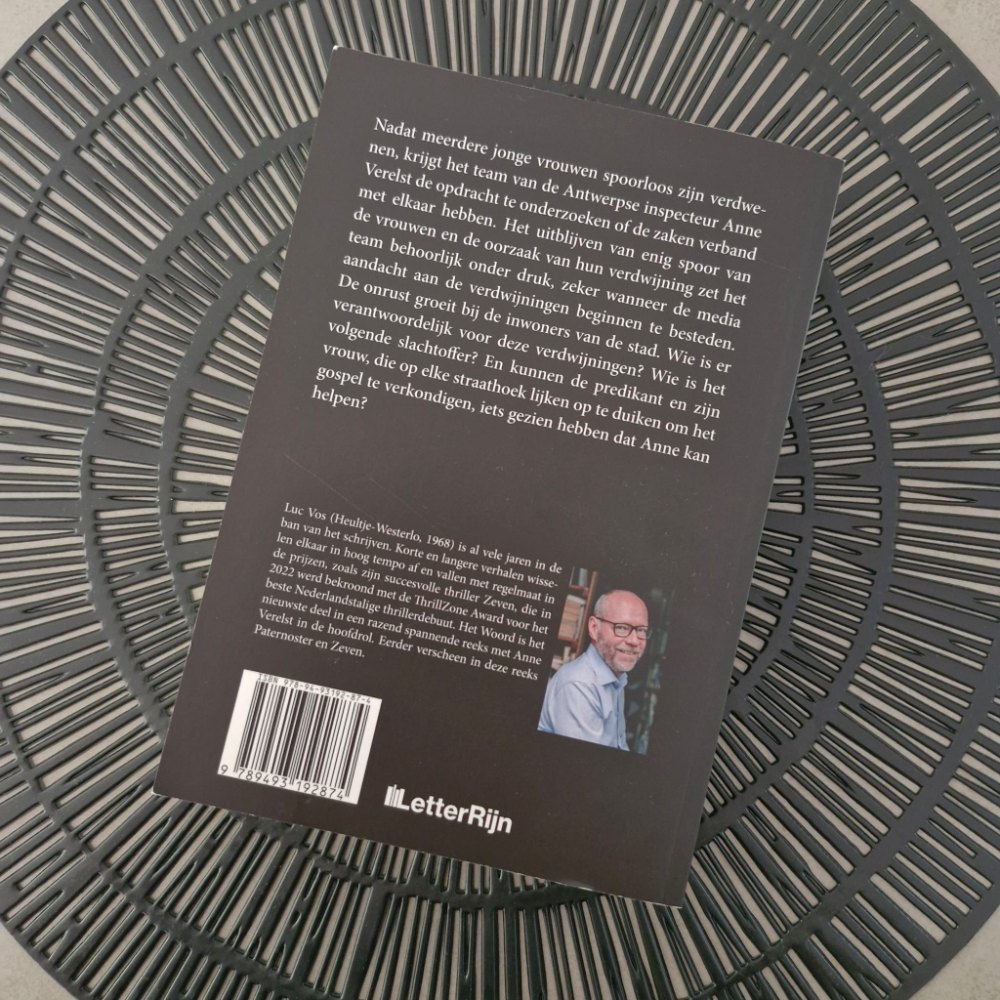 Het Woord - Luc Vos | Anne Verelst 3 | Thriller | StoerLeesVoer